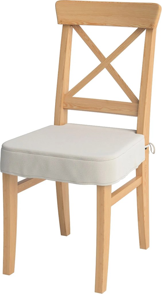 Sedák na židli IKEA Ingolf barva šedá látka sametová