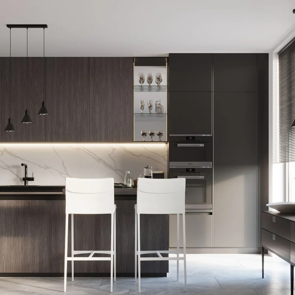Sollux Lighting Závěsné svítidlo TALEJA 3 Černá [ES111].