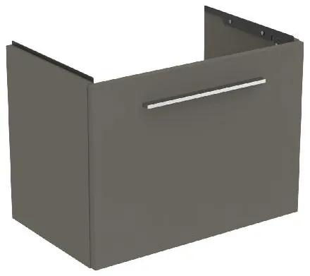 Ideal Standard i.Life S - Skříňka pod umyvadlo, 600x375x440 mm, šedý matný křemen T5292NG