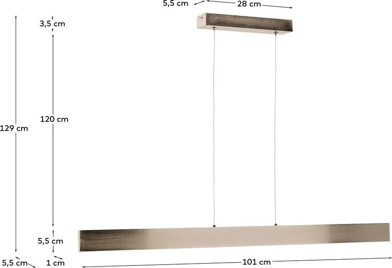 LED závěsné svítidlo ve stříbrné barvě s kovovým stínidlem Boadella – Kave Home