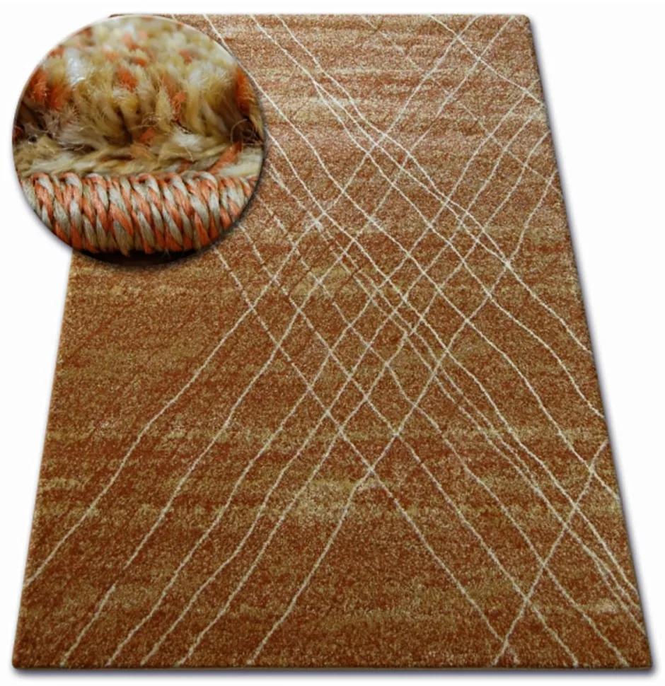 Kusový koberec Sisa rezavý, Velikosti 80x150cm