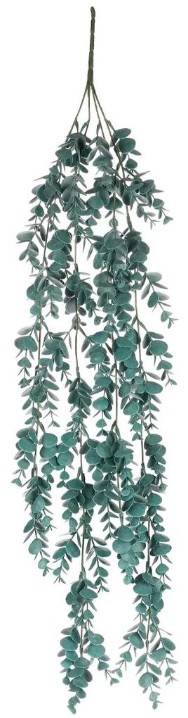 Umělý Eukalyptus převis, 15 x 70 x 16 cm, petrolejová