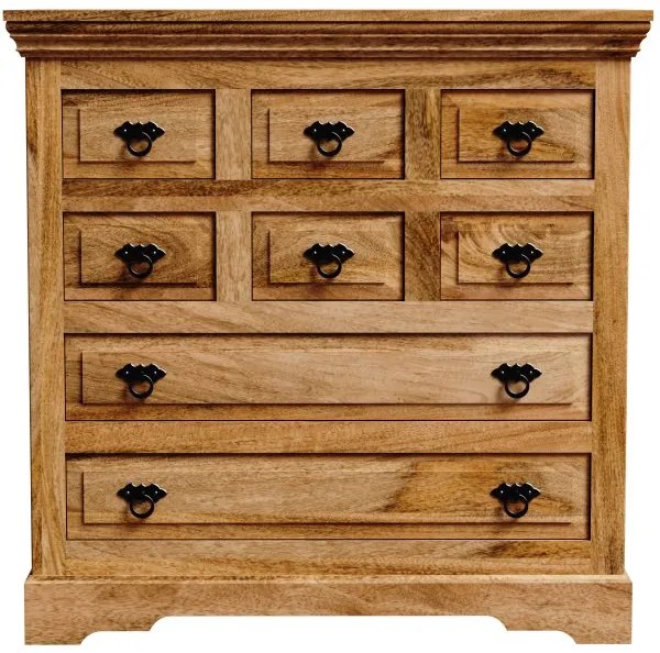 Indický nábytek - Komoda Guru 90x90x45 z masivu mango Mango natural