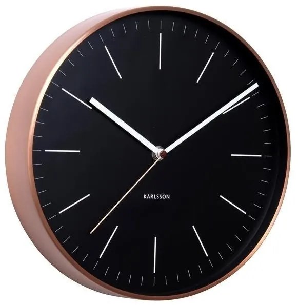 Designové nástěnné hodiny 5507BK Karlsson 28cm