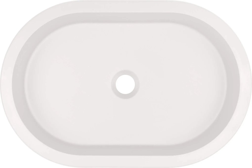 Deante Granite washbasin, undermount/inset, oval