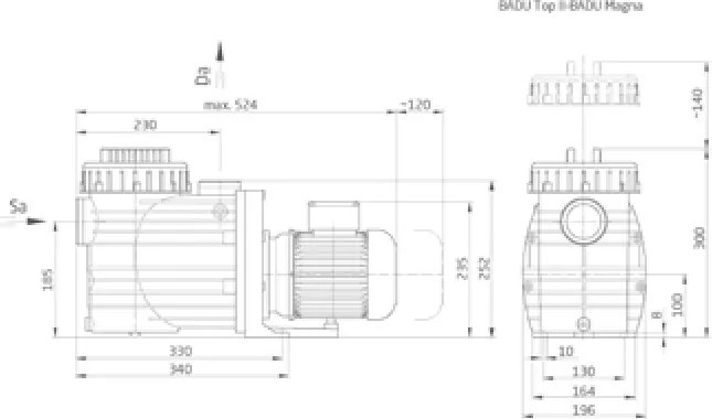 Bettar / BADU Top II – 400 V, 20 m³/h (570628B)