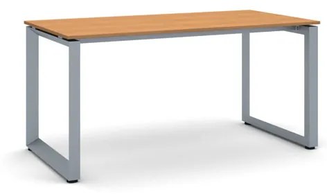 B2B Partner Kancelářský stůl PRIMO INSPIRE, šedostříbrná podnož, 1600 x 800 mm, třešeň