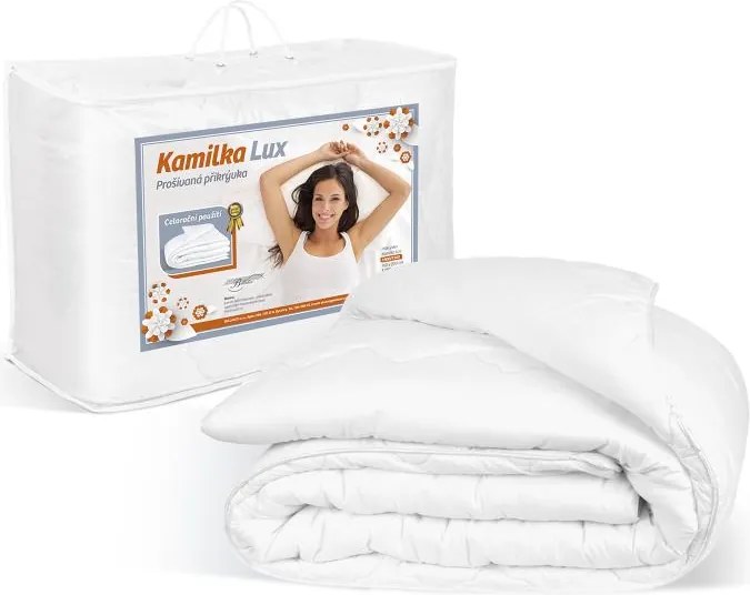 Bellatex Přikrývka Kamilka LUX - letní přikrývka 140x200 , 600 g Bílá 140x200 cm