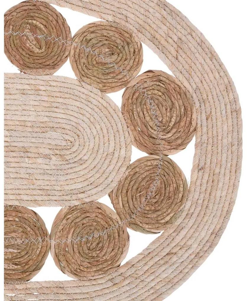 Dekorativní oválný jutový koberec 80x50 cm
