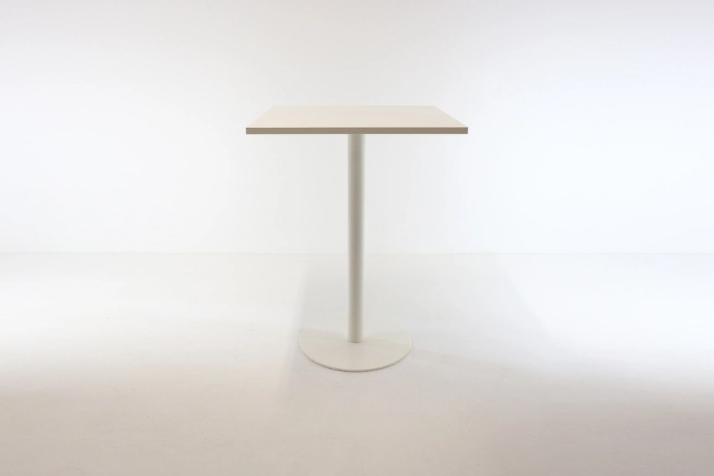 Stůl barový, Techo, v105x80x80, bílá/bílá