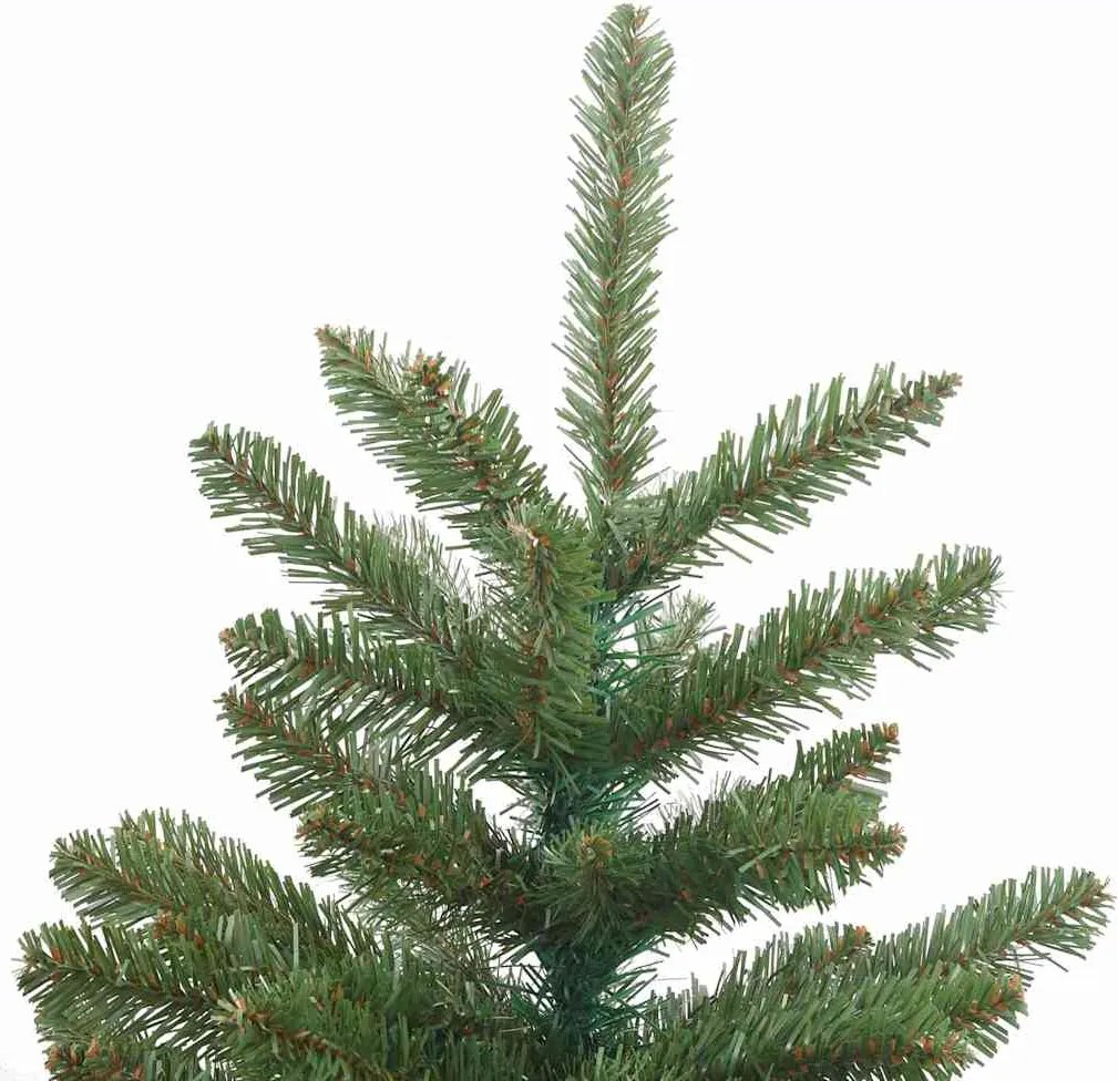 Umělý Skládací Vánoční Strom Zelená 210 cm PVC a ocel 3397675
