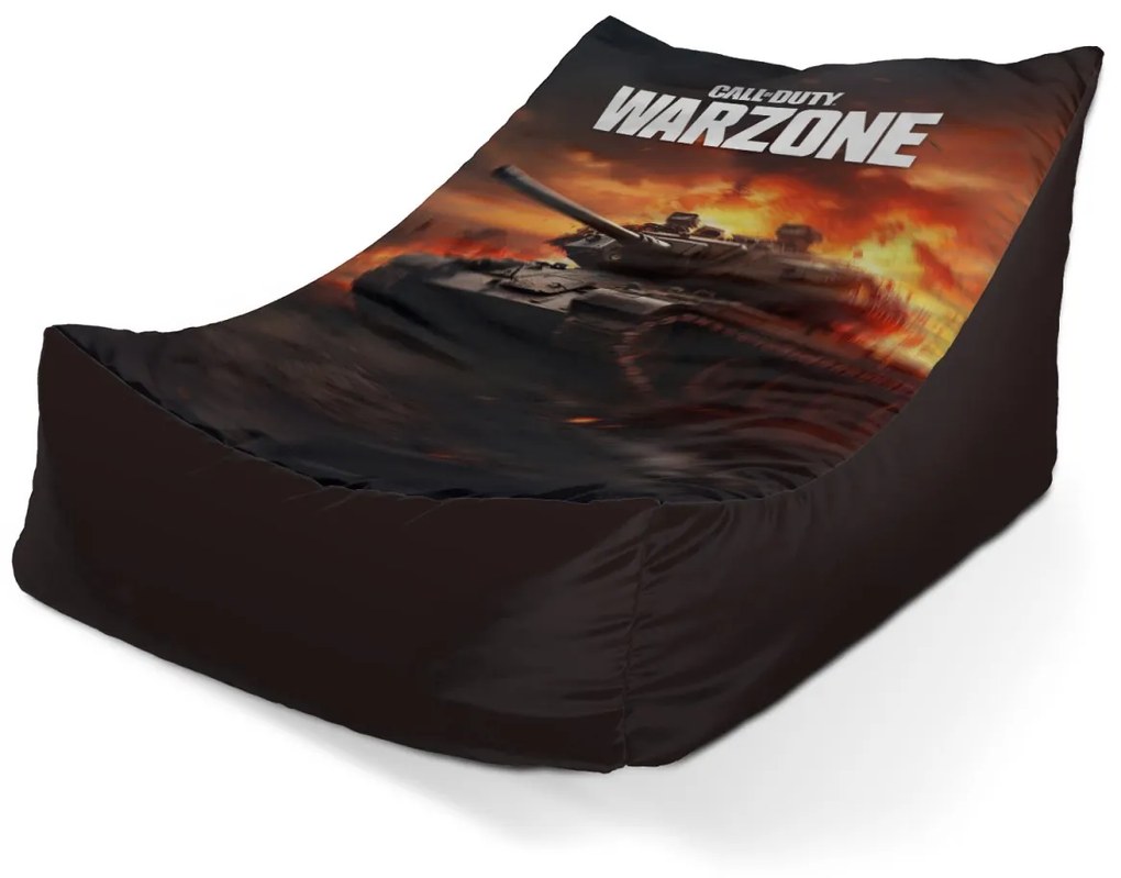 Sablio Sedací vak Lounge Call of Duty Warzone - tank - 80 x 95 x 50 cm