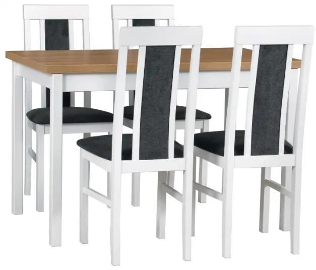 Jídelní stůl MAX 3 doprava zdarma deska stolu ořech, nohy stolu sonoma