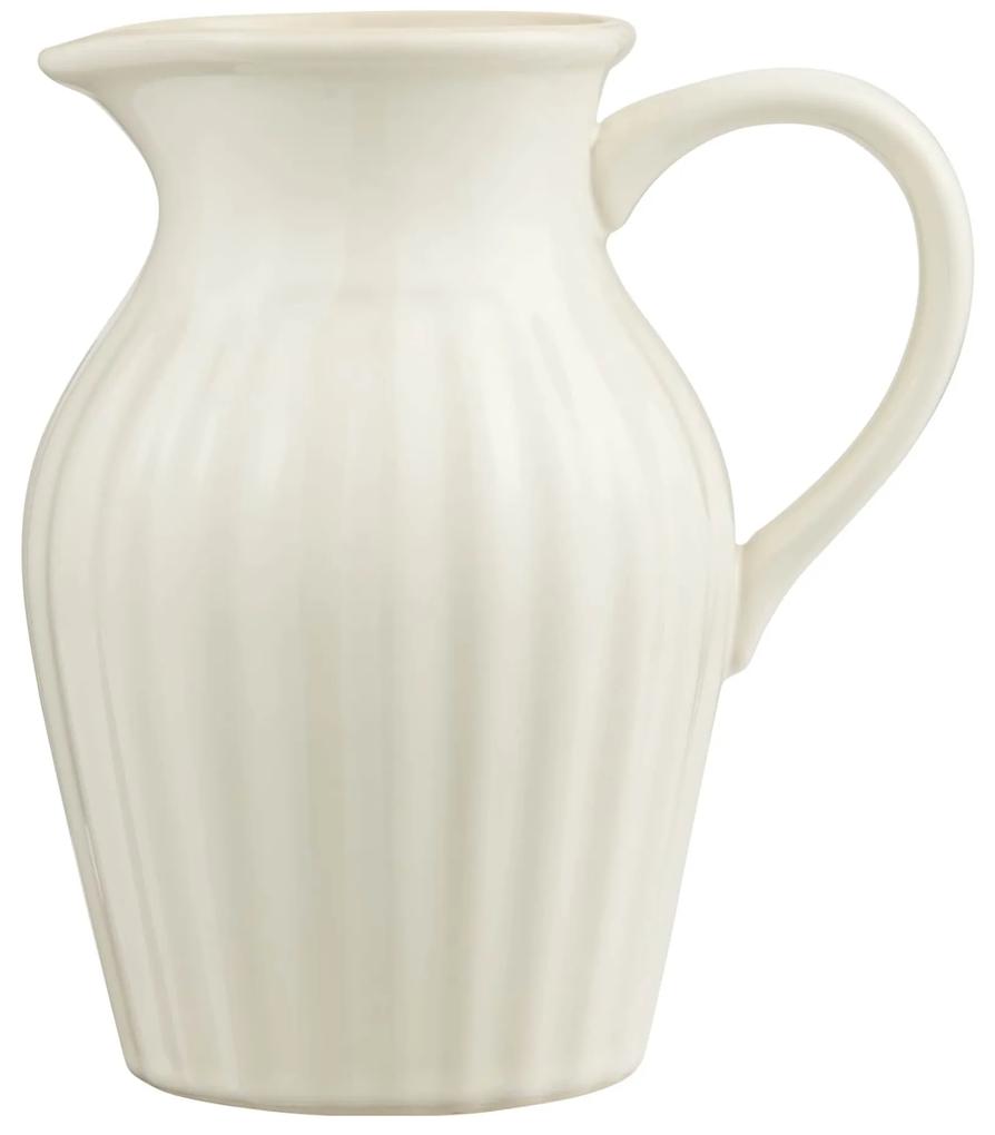 IB LAURSEN Džbán Mynte Butter Cream 1,7 l, krémová barva, keramika