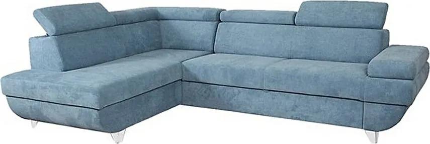 Casarredo - Komfort nábytek Rohová sedací souprava BOSCHI rozkládací s úĺožným prostorem, levá, látky A1 | potah: lena 27