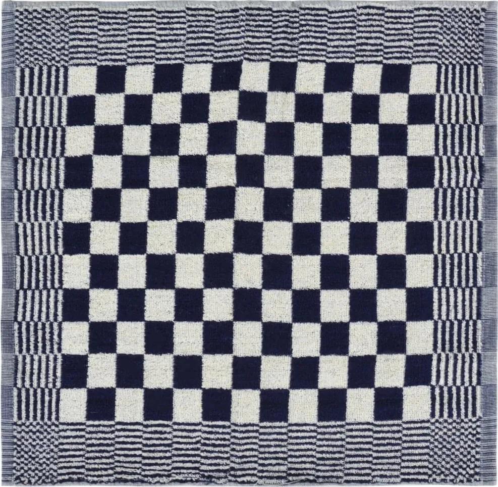 vidaXL Kuchyňské utěrky 10 ks černé a bílé bavlna [136288] Barva: Modro-bílá