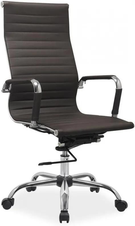 Casarredo Kancelářská židle Q-040 eko hnědá