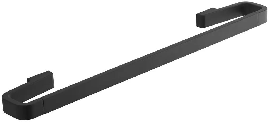 Gedy SAMOA držák ručníků - černá - 45x6,5 cm