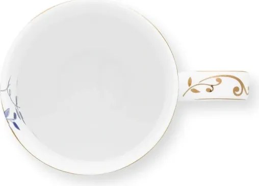 Pip Studio Royal White hrnek 300ml, bílý (Porcelánový hrnek)