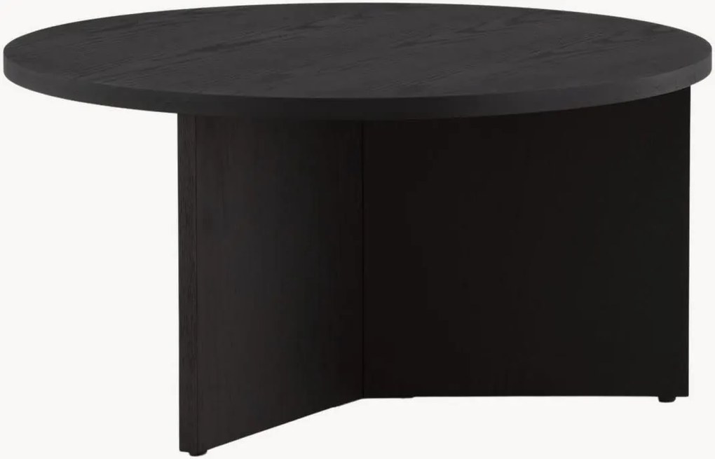 Kulatý konferenční stolek's dřevěným vzhledem Saltö, Ø 65 cm