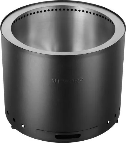 Bezdýmné venkovní ohniště Ø 490 mm z nerezové oceli