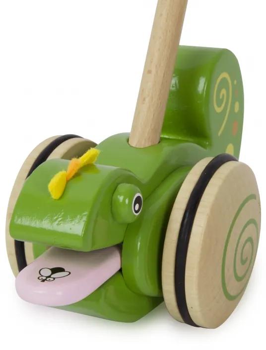 Classic World Dřevěná hračka na vodící tyči – Chameleon