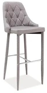 Barová židle TRIX H-1 šedá
