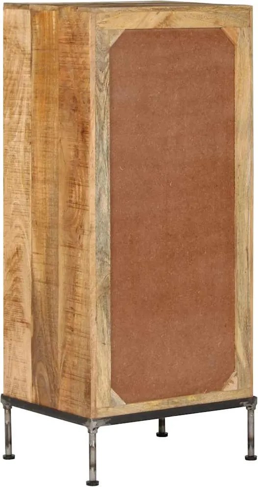 Komoda se zásuvkami 45 x 35 x 106 cm masivní mangovníkové dřevo 247806