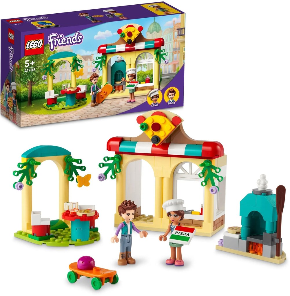 Lego stavebnice lego friends 41705 pizzerie v městečku heartlake