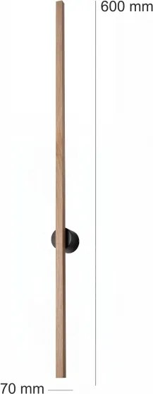 Brilagi - LED Nástěnné svítidlo WOODY LINE LED/7W/230V 4000K 60 cm dub