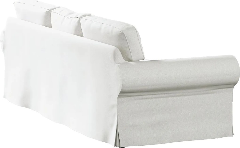 Potah na pohovku IKEA  Ektorp 3-místná, nerozkládací barva krémová látka pletený vzor