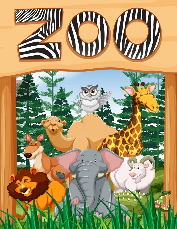 Plakát - Zoo (46x60 cm) - Sablo.cz