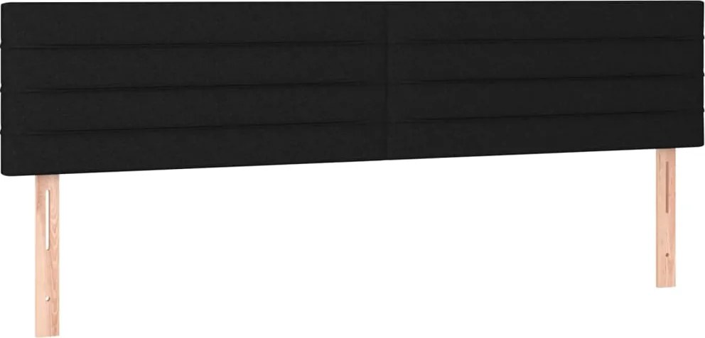 Box spring postel s matrací černá 180x200 cm textil 3140715