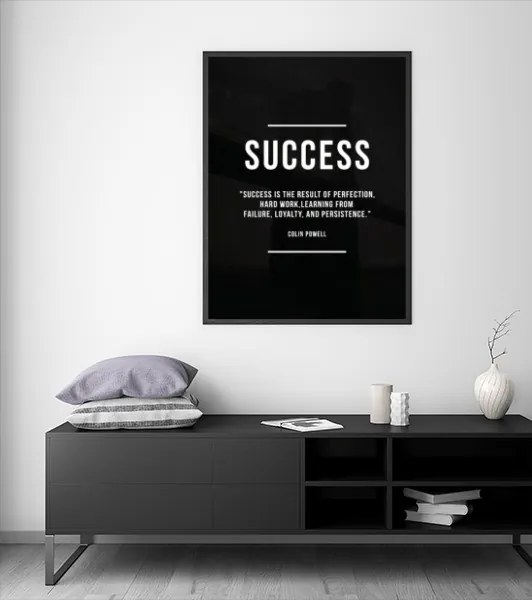 Pixada Success - Motivační obraz Velikost: A3 - 29,7x42 cm, Volba rámu: s bílým rámem