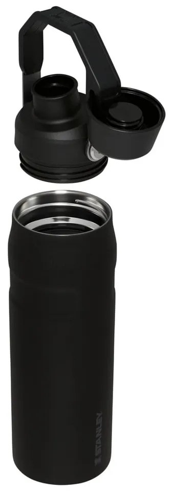 Černá termoláhev z nerezové oceli 700 ml IceFlow™ Bottle Fast Flow Black – Stanley