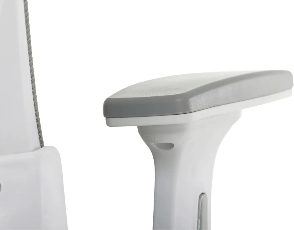 Ergonomická kancelářská židle EMILIE - šedá síťovina