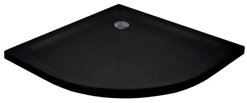 Sprchová vanička Mexen Slim černá 70x70 cm + sifon