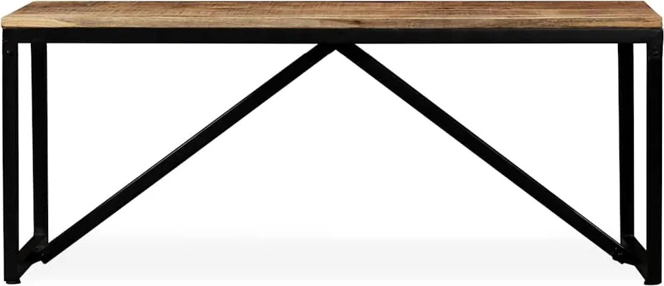 Lavice masivní mangovníkové dřevo 110 x 35 x 45 cm 244902