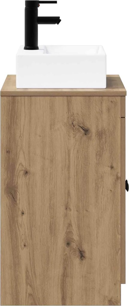 Sada koupelnového nábytku Dub artisan Kompozitní dřevo 3404257
