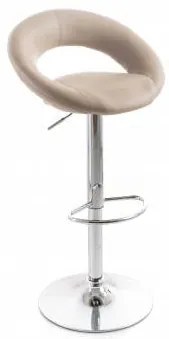 Barová židle G21 Orbita koženková, kávová