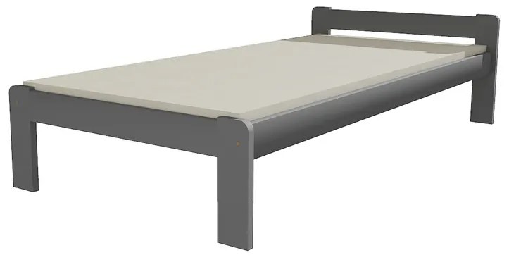 Vomaks Jednolůžková postel VMK003A 100 x 200 cm bezbarvý lak