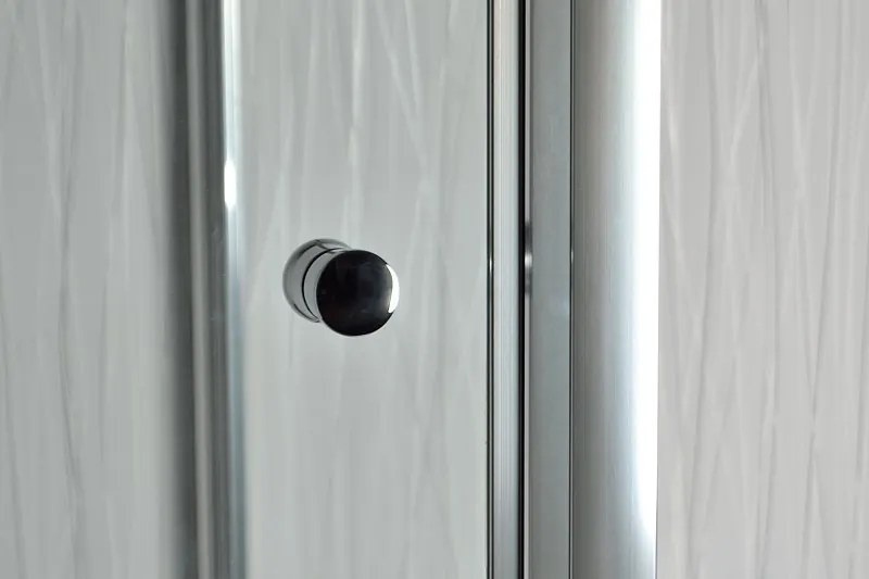 ARTTEC Sprchový kout rohový jednokřídlý MOON D 23 čiré sklo 81 - 86 x 76,5 - 78 x 195 cm