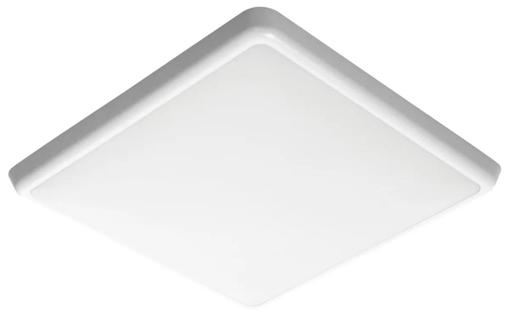 Indeluz 806B-L31RCB-01 stropní přisazené LED svítidlo Valgus čtverec, bílé, 18W, 3000K 30cm
