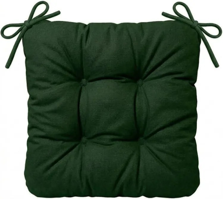 Podsedák na židli BRAMBERK SOLID tmavě zelený