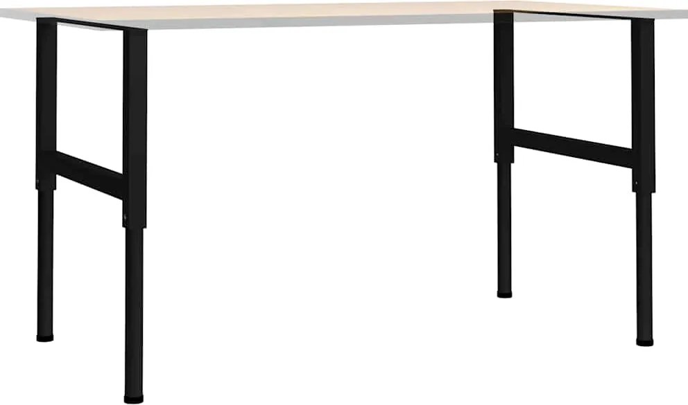 Nastavitelné rámy pracovního stolu 2 ks kov 85 x (69–95,5) cm 147933