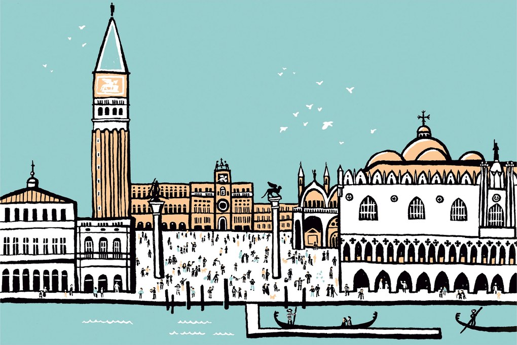 Jan Laštovička | San Marco Rám: Bílý, Velikost: 40 x 30 cm