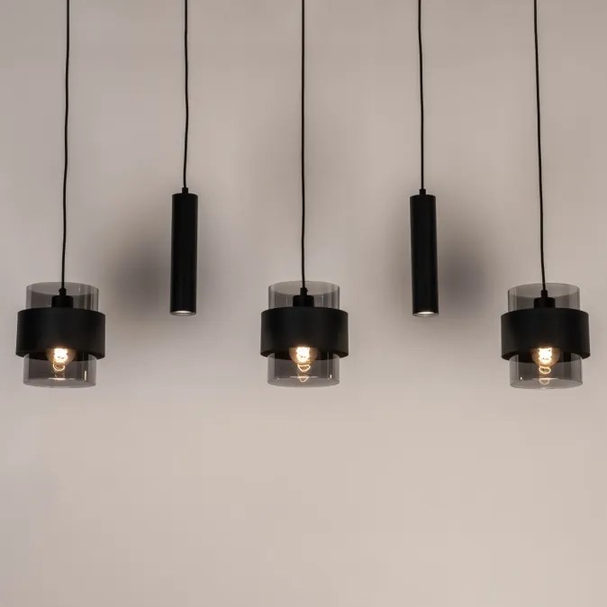 Závěsné svítidlo Retro 70er 5/110 Line Black