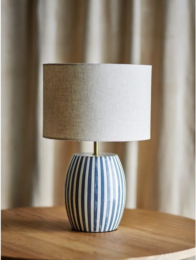 Bílá/šedá LED stolní lampa (výška 47 cm) Tali – Bloomingville