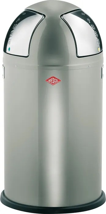 Odpadkový koš Push two new silver 2 x 25 l, 50l - Wesco