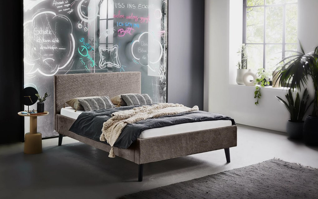 MEISE MÖBEL Čalouněná postel AVOLA 140x200cm taupe 2156-10-3000
